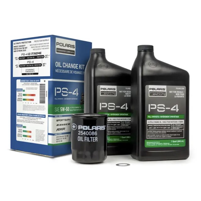 Full Synthetic Oil Change Kit, 2202166, 2 Quarts of PS-4 Engine Oil and ...