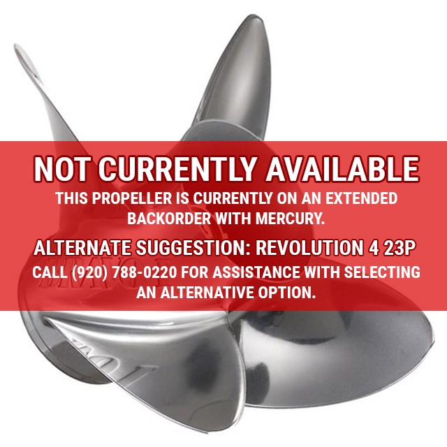 Bravo I (15.3 x 22") MERCURY LH Propeller, 48-8M0151210 : Boat ...