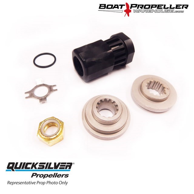 Flo-Torq REFLEX Hub Kit, QUICKSILVER, 835257Q12 : Boat Propeller Warehouse