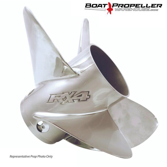Rx4™ (15 x 22") EVINRUDE® JOHNSON® LH Propeller, 177325 : Boat ...