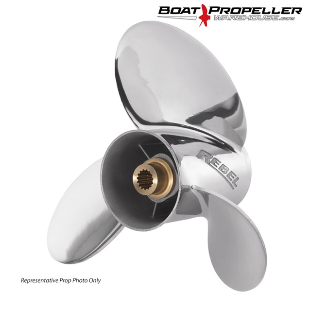Rebel TBX™ (15 1/2 x 17") EVINRUDE® JOHNSON® RH Propeller : Boat ...