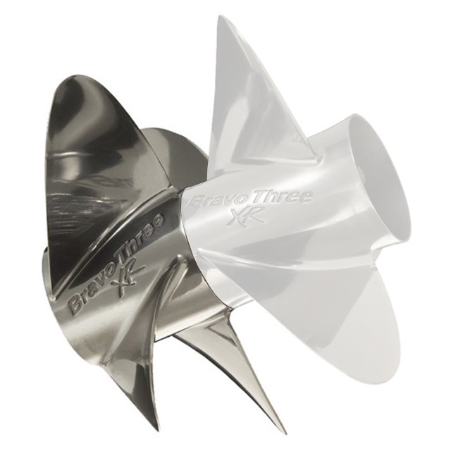Bravo Three XR Pro Finished (16 x 22") MERCURY : Boat Propeller Warehouse