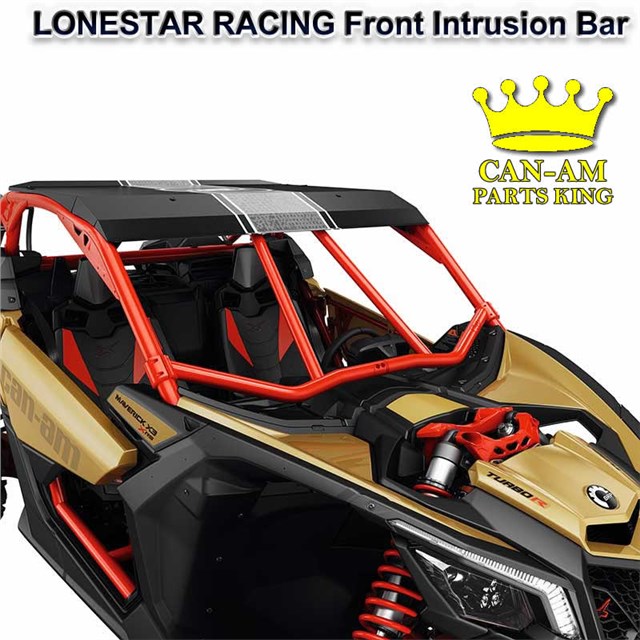 Maverick X3 Red Front Intrusion Bar-Lonestar Racing : Can-Am Parts King