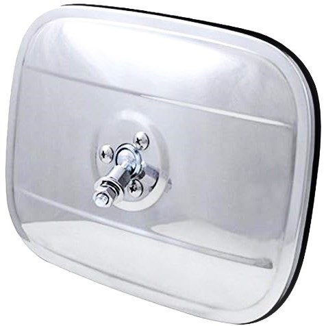B-259 6 in. x 8 in. Stainless rectangular exterior rear view mirror ...