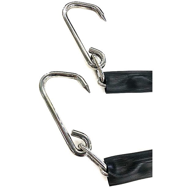 BP-506 - Polished Stainless Steel tailgate chains - pair Black : DCM ...