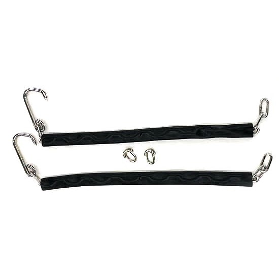 BP-506 - Polished Stainless Steel tailgate chains - pair Black : DCM ...