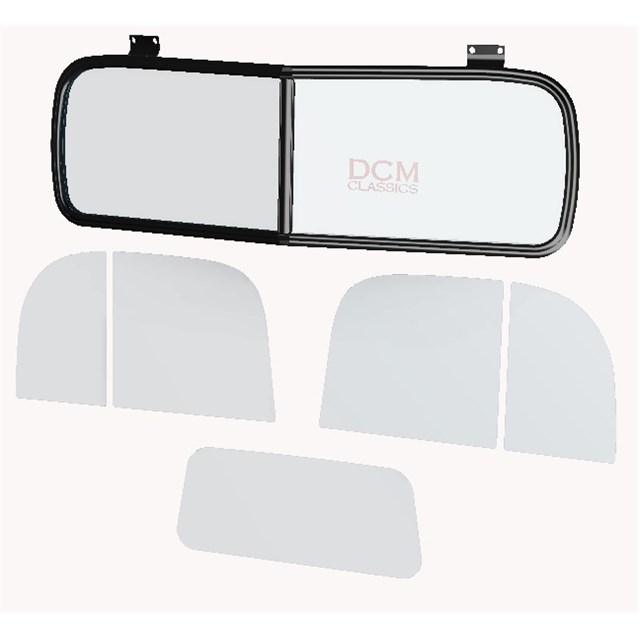 GL-370-KIT Windshield Frame assembly with 2 door windows , 2 vent ...