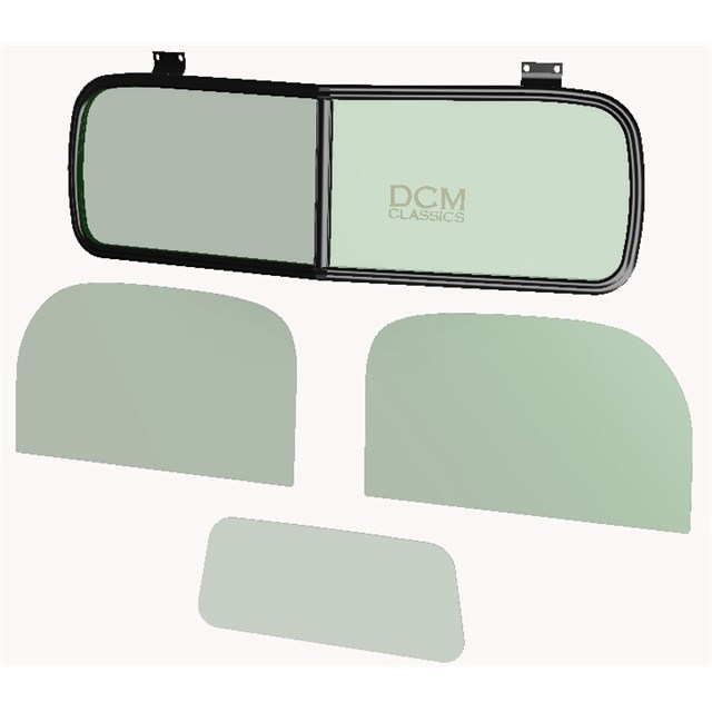 GL-370-KIT Windshield Frame assembly with 2 full door and rear glass ...