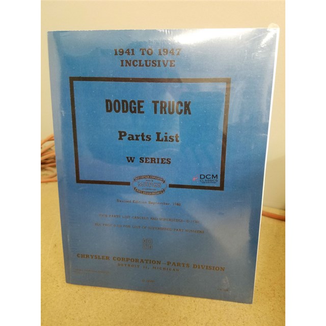 L-382-4147 Body & Chassis Parts book : DCM Classics
