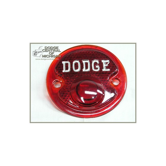 LE-120 - Tail light lens with Dodge script : DCM Classics