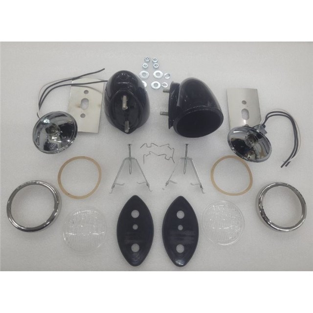 LE-604 SET - Complete Cowl Lamp Set-6 Volt : DCM Classics