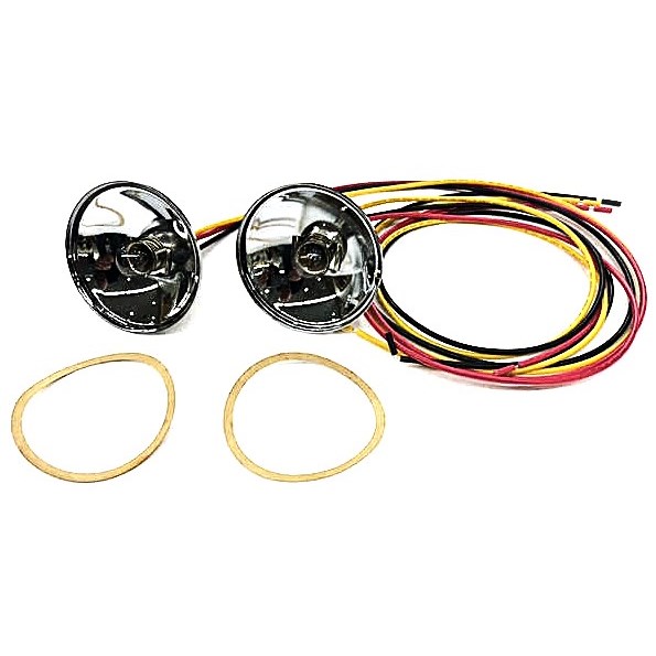 LE-609 - 6 Volt Cowl Lamp Kit 41-47 and 46-68 PW : DCM Classics