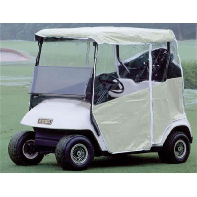 Ivory 3-Sided Over-The-Top Vinyl Enclosure - Fits Club Car DS 2000-Up ...
