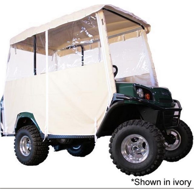 Ivory 4-Passenger Over-The-Top Vinyl Enclosure For Club Car : Diamond ...