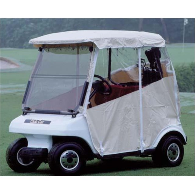 Club Car DS 2-Passenger RedDot 3-Sided Ivory Vinyl Enclosure (Years ...