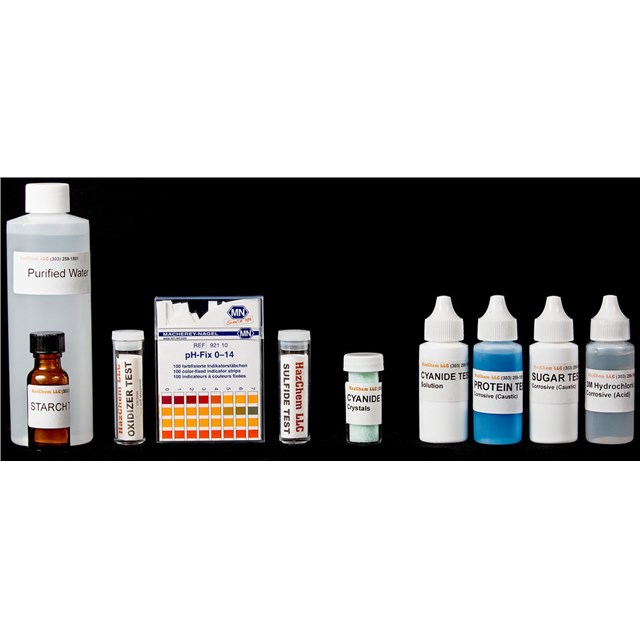 REFILL FOR HAZCLASS® 3 HAZARDOUS MATERIALS HAZMAT TEST KIT : HazChem® LLC